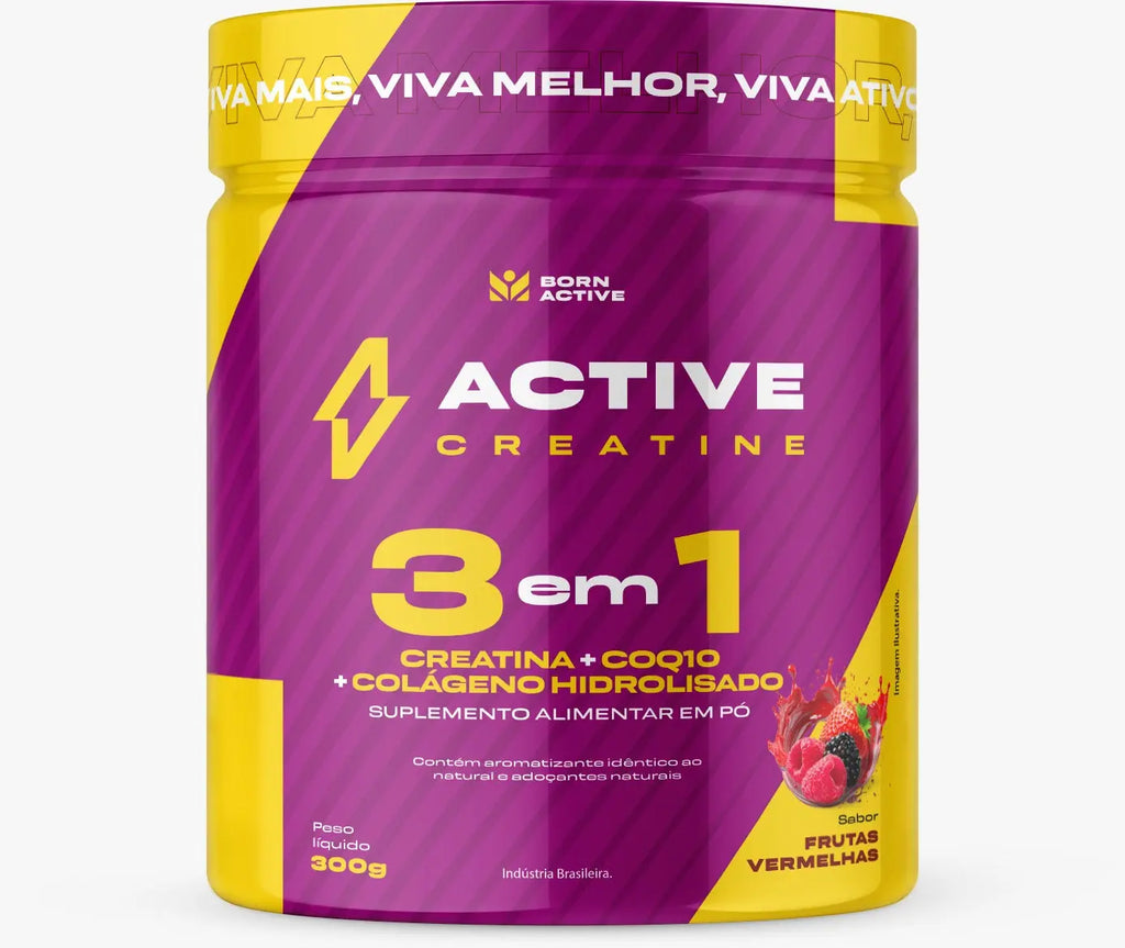 3 Active Creatine + 1 Active Creatine Grátis – BORN ACTIVE
